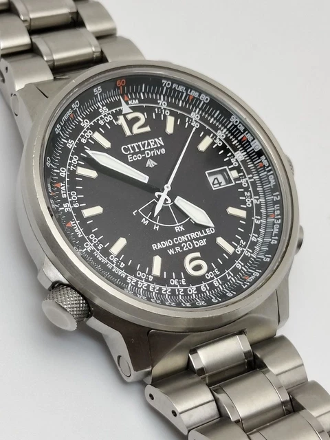 CITIZEN PROMASTER PMD56-2771 Eco-Drive Radio controlled Titan Solar ...
