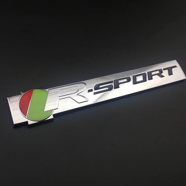 3D METAL R Sport Emblem Car Sticker Trunk Stickers for Jaguar F Pace Xf ...