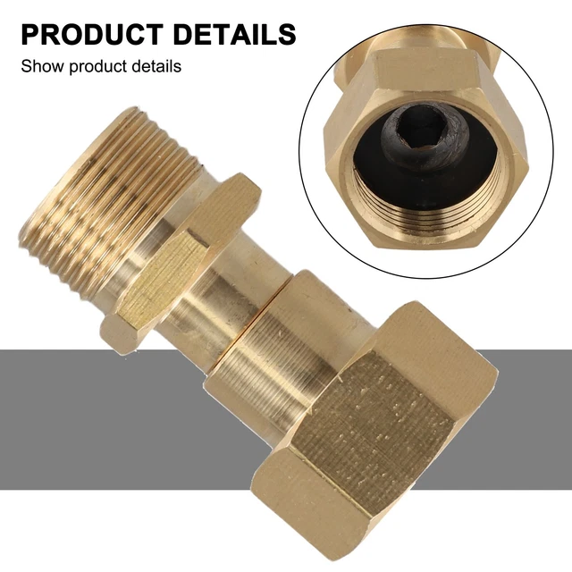 TUYAU NETTOYEUR HAUTE pression efficace joint pivotant M22 raccord 14 mm ID 3000 EUR 9,64 ...