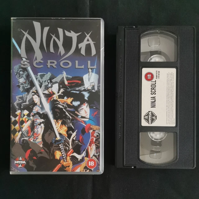 NINJA SCROLL VHS, cult classic anime movie Manga UK £6.50 - PicClick UK