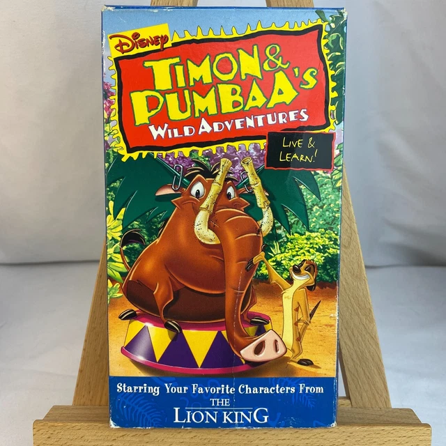 TIMON & PUMBAA'S Wild Adventures VHS - Disney Live & Learn $7.99 - PicClick