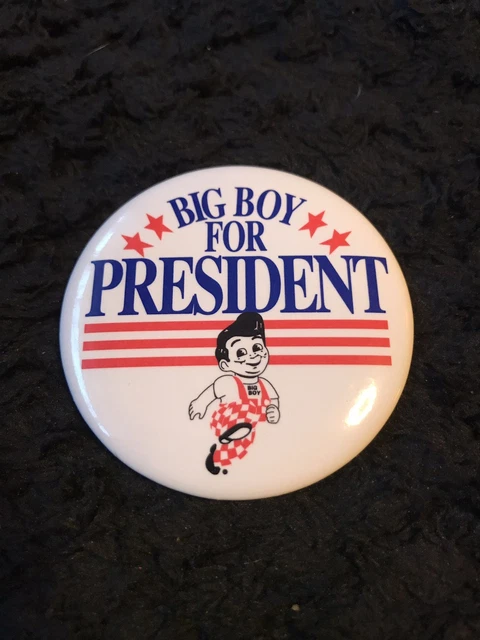 BIG BOY FOR President Pin Abzeichen Original Original USA Esszimmer ...