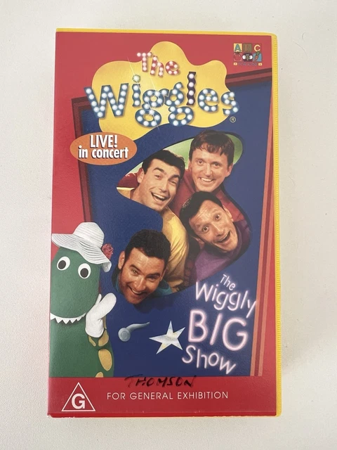 THE WIGGLES LIVE In Concert - The Wiggly Big Show VHS Tape (1999) ABC ...