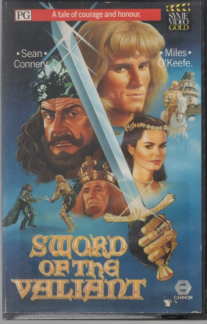 SWORD OF THE VALIANT VHS video Sean Connery King Arthur 1984 Ex-Library ...
