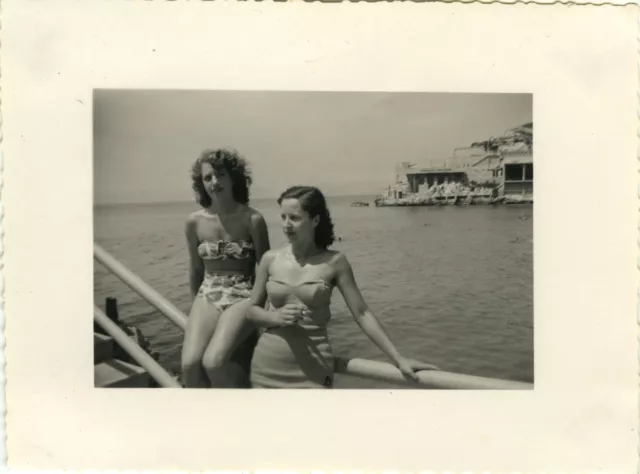PHOTO ANCIENNE - Vintage Snapshot - Femme Pin Up Maillot Bain - Woman ... PHOTO ANCIENNE - Vintage Snapshot - Femme Pin Up Maillot Bain - Woman ...