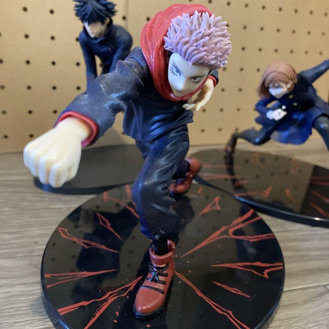 JUJUTSU KAISEN FIGUR Gummiband Okkotsu Itadori Kugisaki Fushiguro Lot 4 ...