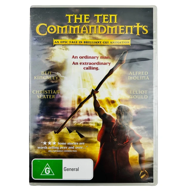 THE TEN COMMANDMENTS 2007 DVD Family History Animation Bible Story ...