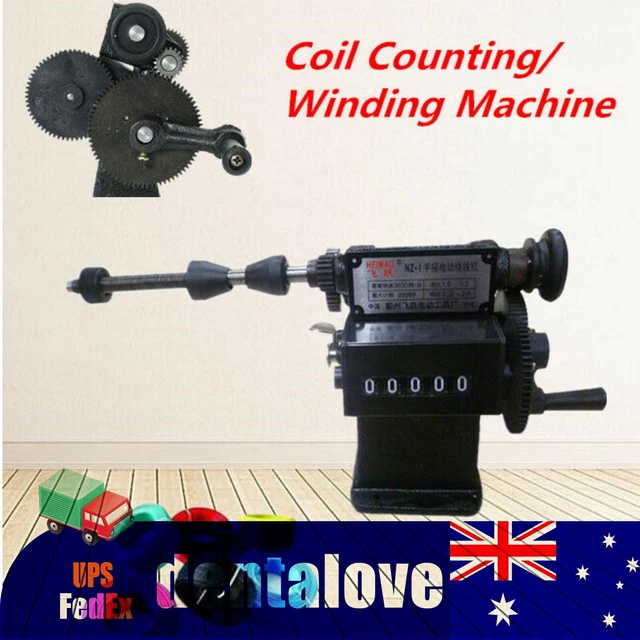 PREMIUM MANUAL COIL Winder Hand Coil Winding Machine Counting Counter 0 ...
