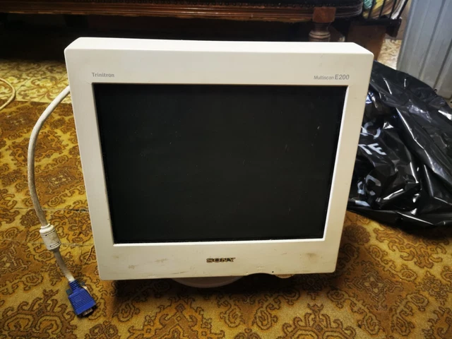 SONY TRINITRON CPD-E200E 17" CRT Monitor, Vintage Excellence for Gaming ...