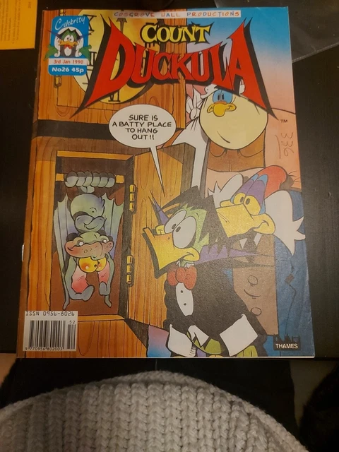 VINTAGE COUNT DUCKULA Comic Book No.26 Jan 1990 Cosgrove Hall £5.00 ...