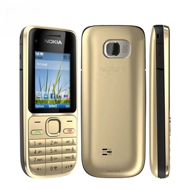 NOKIA C2-01 ORIGINAL Unlocked Keyboard 2G 3G GSM Mobile Phones £38.40 ...