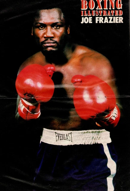 1983 MAGAZINE BOXING poster JOE FRAZIER Boxing Illustrated Centerfold ...