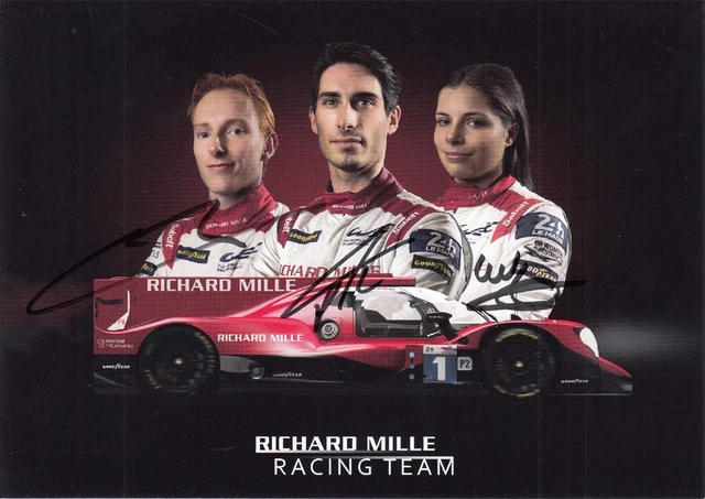 WEC-CARD 24 HEURES du Mans 2022 dédicacée ORECA LMP2 LILOU WADOUX ...