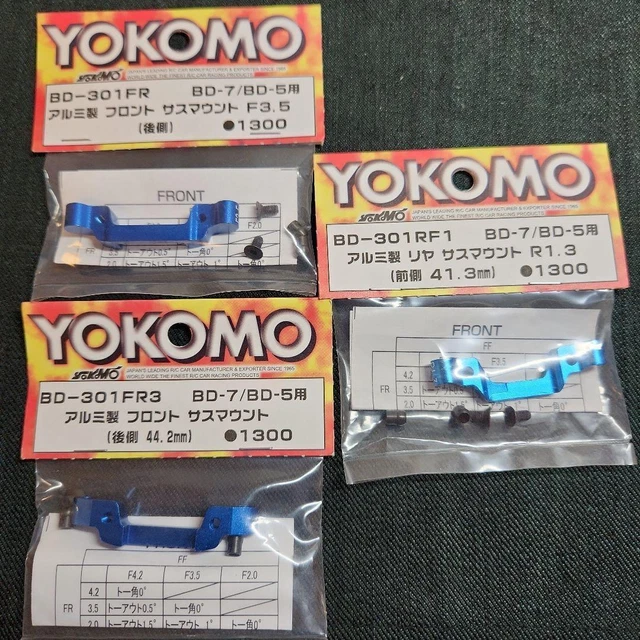 YOKOMO BD-301FR BD-301RF1 Suspension Mount Set £61.60 - PicClick UK