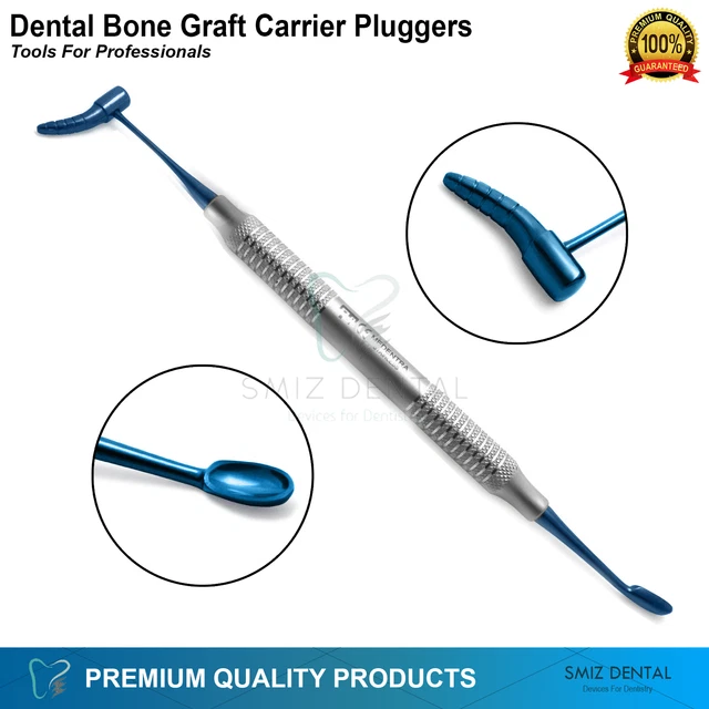 DENTAL BONE GRAFT Carrier Pluggers Titanium Coated Amalgam Implant ...