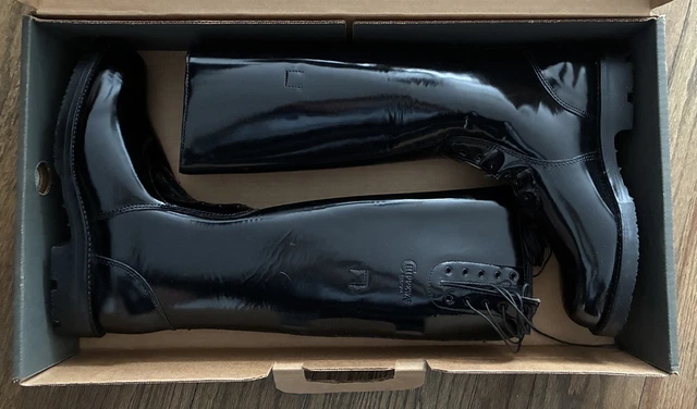 CHIPPEWA 27950 17& Polishable Patrol Trooper Motorcycle Boots Mens US ...