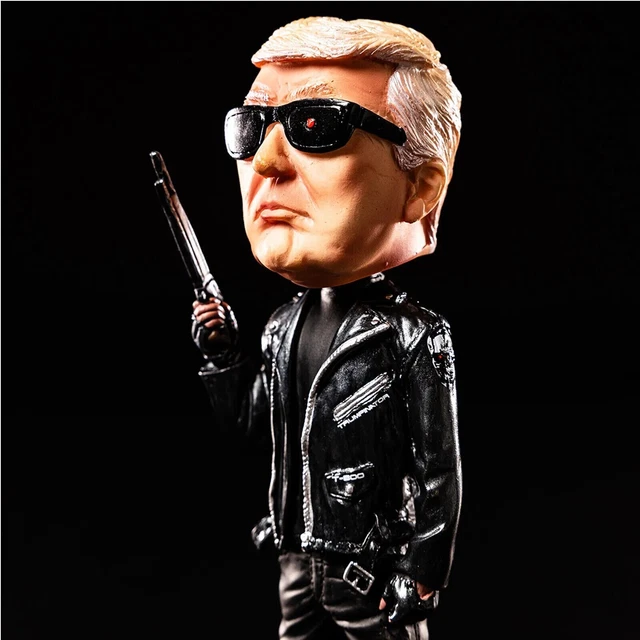 DONALD TRUMP TERMINATOR Vintage Sci Fi Android Fantasy Steam Punk Gun ...