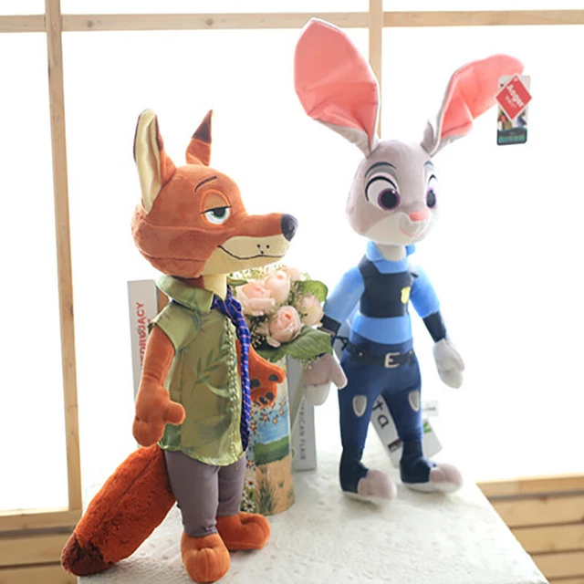 ZOOTOPIA/ZOOTROPOLIS JUDY HOPPS Nick Rabbit Bunny Wilde Fox Plush Toy ...