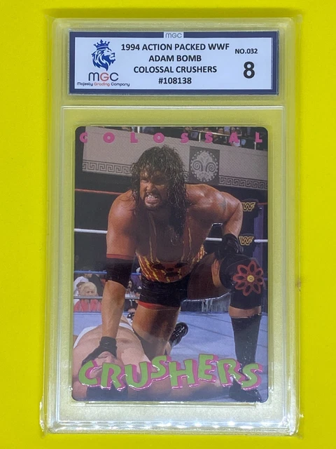 CARTA ADAM BOMB WWF Action Packed 1994 Wrestling classificata MGC 8 ...