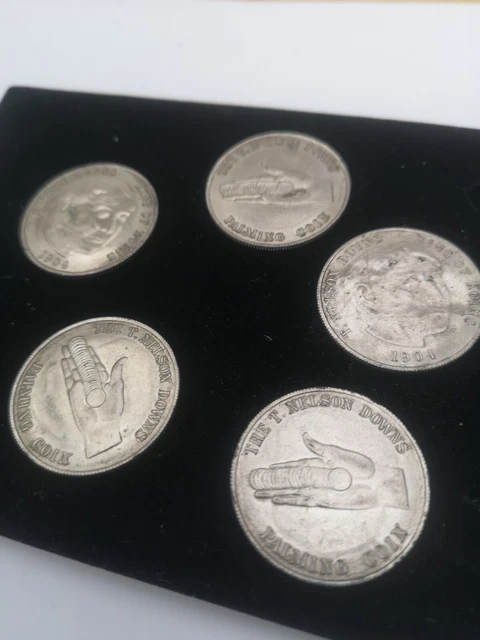 RARE VINTAGE MAGIC Conjuring Trick - The T. Nelson Downs Palming Coin ...