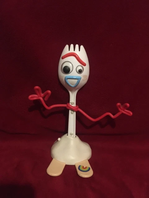 DISNEY PIXAR TOY story talking push along forky sporky thinkway 8 ...