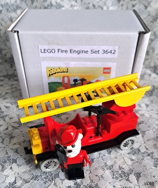 LEGO 3642 FABULAND Buster Bulldog Fire Engine - 1 Figure - 1985 Vintage ...