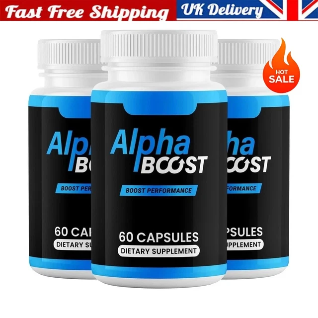 ALPHA BOOST ADVANCED Supplement For Men With Natural Ingredients 60 Capsules UK~ £8.99 - PicClick UK