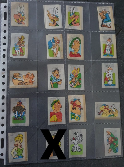 FERRERO DUPLO STICKER Asterix Rubbel-Bild 1978 "1 Rubbelbild aussuchen ...