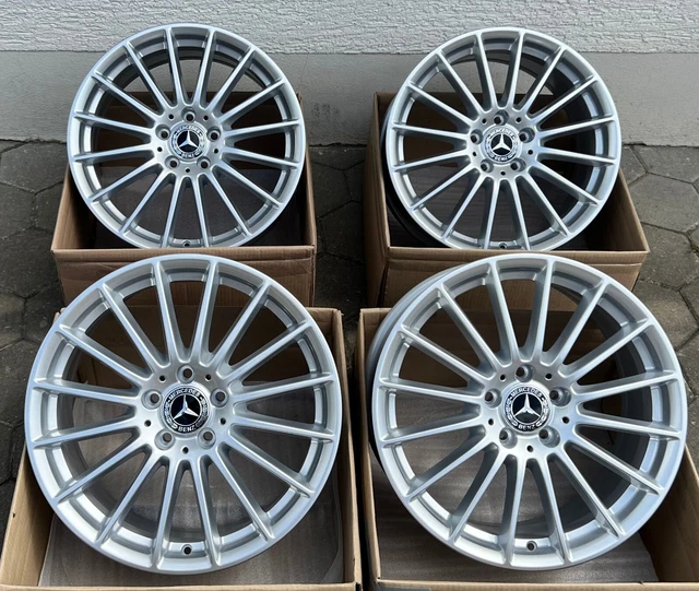 4 X ORIGINAL Mercedes E-Kl. W213 S213 18 Zoll Alufelgen A2134015600 8J ...