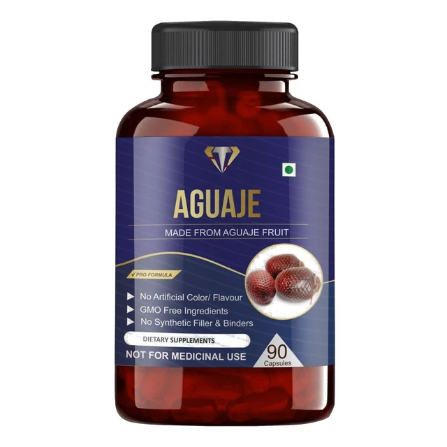 AGUAJE FRUIT EXTRACT Powder Curvy Booty Bigger, Breast 10000mg 90 ...