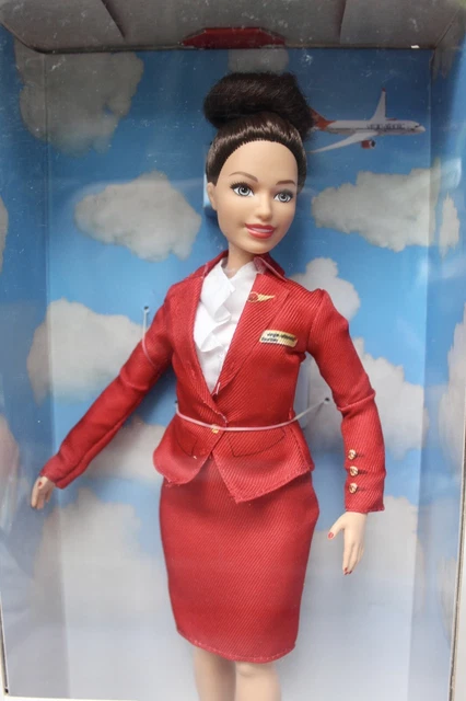 MATTEL BARBIE VIRGIN Atlantic Cabin Crew Fashion Doll boxed £35.00 ...