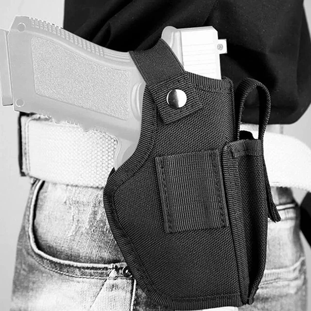 NYLON BELT CLIP Gun pistol holster with Magazine Pouch- you choose the ...