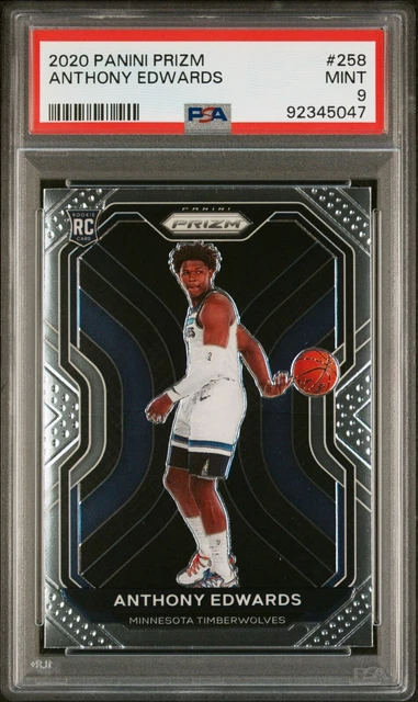 2020 PANINI PRIZM Anthony Edwards recrue RC PSA 9 EUR 0,93 - PicClick FR