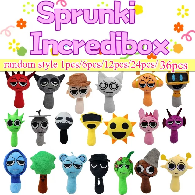 1-36PCS SPRUNKI PLUSH Toy Simon Oren Winda Sprunki Character Doll Plush ...