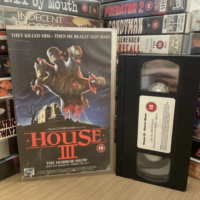 HOUSE III : THE HORROR SHOW - Big Box Ex-rental VHS - Braveworld ...