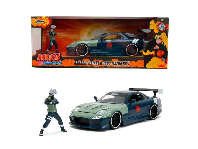 KAKASHI HATAKE & 1993 Mazda RX7, Naruto Shippuden, 1:24 Car Model Jada ...