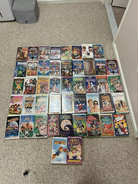 DISNEY VHS LOT 46 Disney Movies £37.44 - PicClick UK