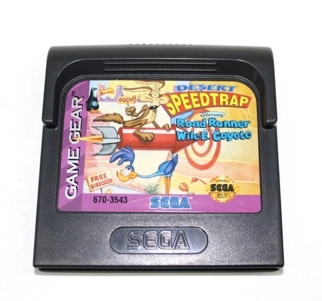 DESERT SPEEDTRAP STARRING Road Runner and Wile E. Coyote (Sega Game ...
