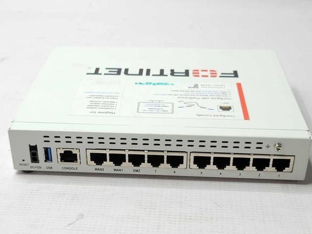 FORTINET FORTIGATE - 60E FG-60E Network Security Firewall, READ _ EUR ...