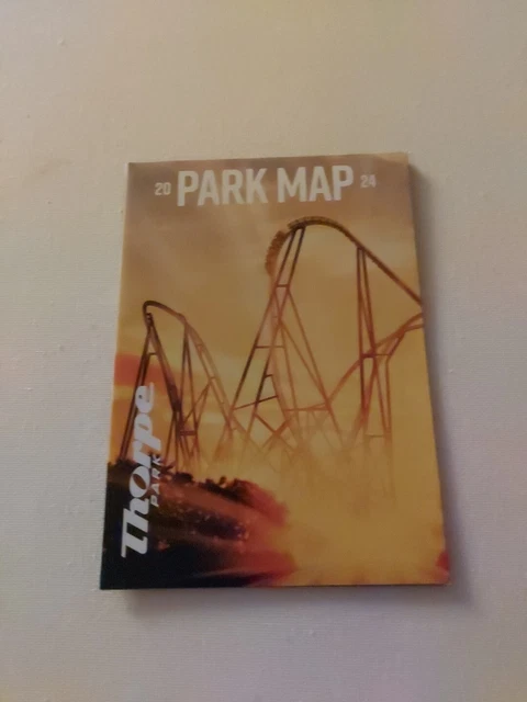 THORPE PARK MAP 2024 £0.99 - PicClick UK