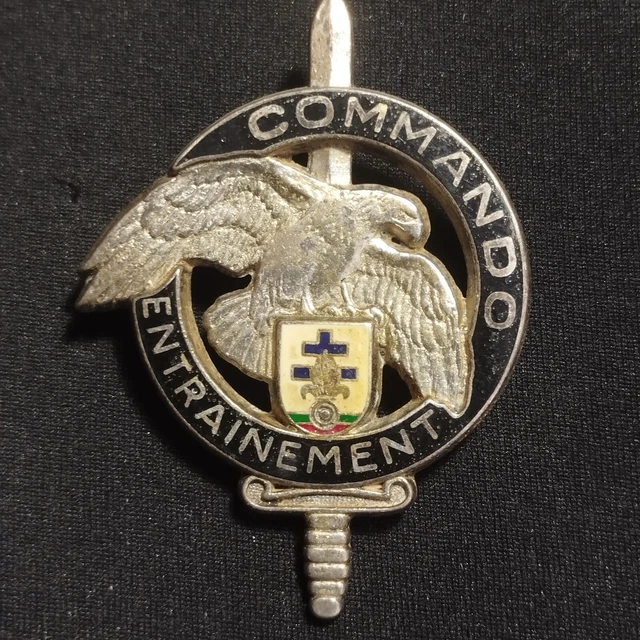 G25M* (REF2755) BEL insigne militaire commando entraînement French ...