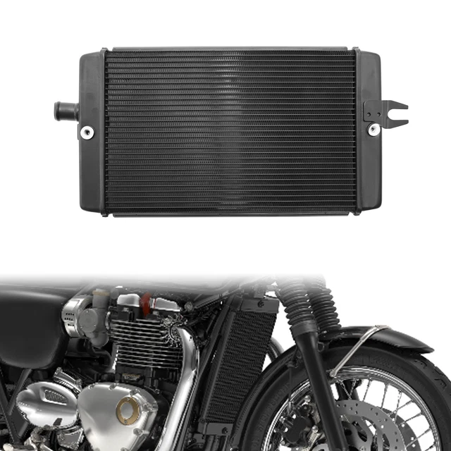 RADIATOR COOLING COOLER Fit For Triumph Bonneville Bobber 2017-2022 ...