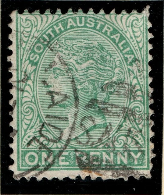 SOUTH AUSTRALIA 1876 1895 1904 1d One Penny perf 13 SG175 Used Worn ...
