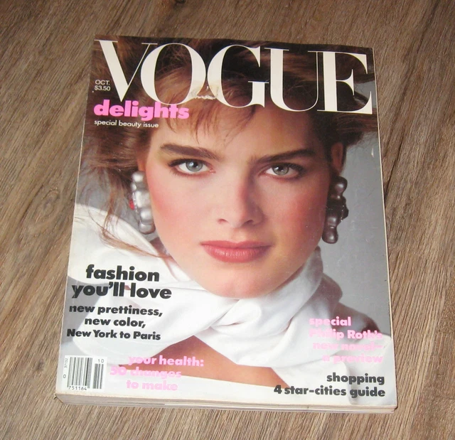 VOGUE OCTOBER 1983 magazine Brooke Shields COVER photo Sigourney Weaver ...