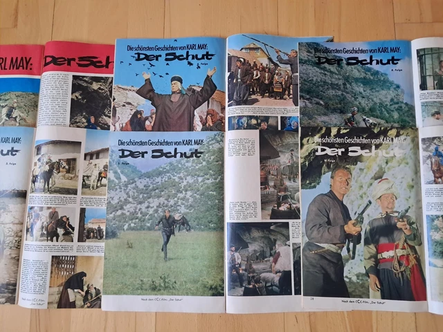 WALT DISNEYS MICKY Maus - Konvolut 6 Comichefte von 1964 mit Karl May ...