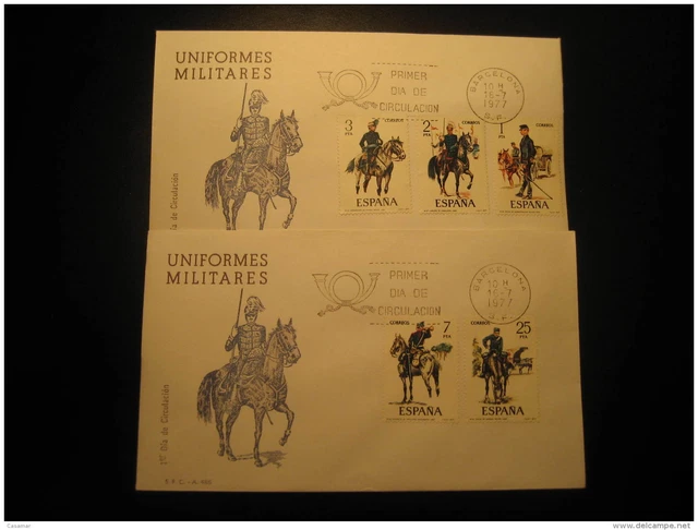 BARCELONA 1977 UNIFORMES Militares Military Uniforms Cavalry Horse ...