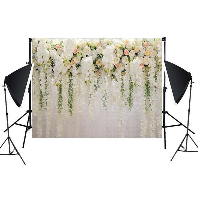 3D PHOTOGRAPHIC BACKDROP Rose Orchid Printing Photo Backdrop for ...