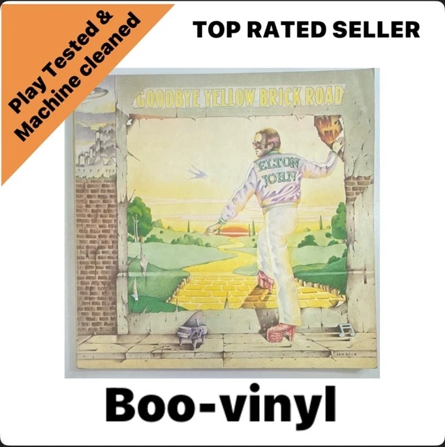 ELTON JOHN - GOODBYE YELLOW BRICK ROAD..2 x VINYL LP 1973 TRANSLUCENT ...