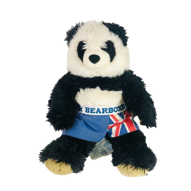 BUILD A BEAR Workshop Plush Panda Brown Feet 16” With Boxer Shorts ...