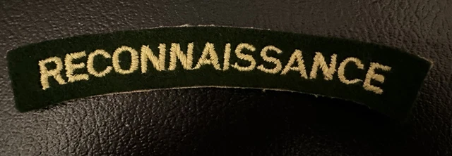 WW2 BRITISH RECONNAISSANCE Shoulder Title/arc Patch £90.00 - PicClick UK